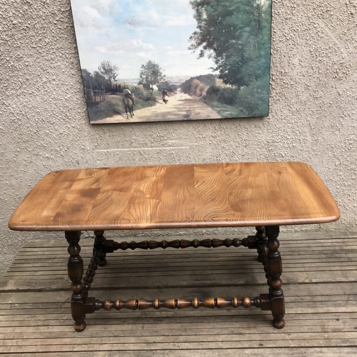 Mid Century ERCOL Old Colonial Coffee Table – Pavement Vintage