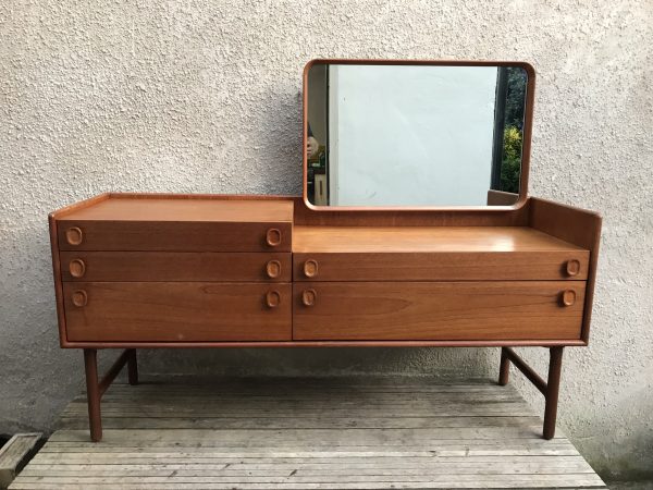 Vintage Mid Century Meredew Dressing Table / Desk / Sideboard ...
